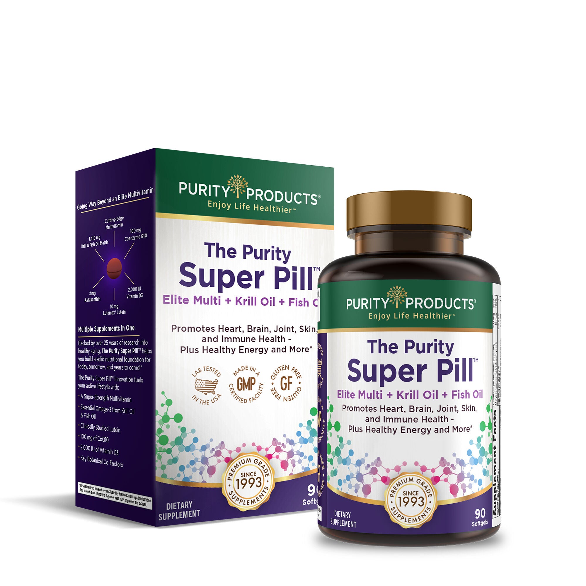 Purity Productsﾂｮ The Purity Super Pill邃 Dietary Supplement Gnc